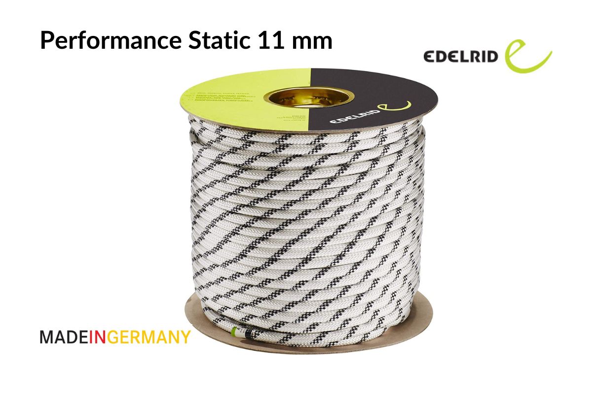 Edelrid Performance Static 11 mm – Cuerda estática EN 1891 A