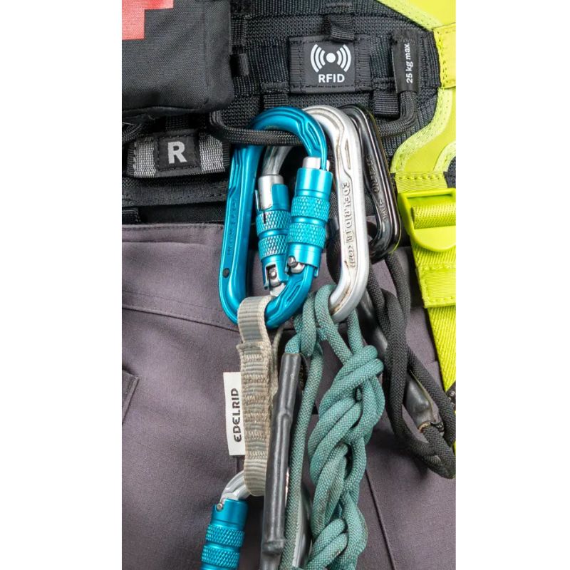 Edelrid Oval Power 2500 Triple NFC - Mosquetón profesional 24 kN